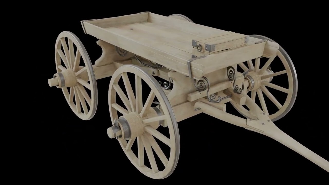 ArtStation - Roman Carriage - 3D Reconstruction
