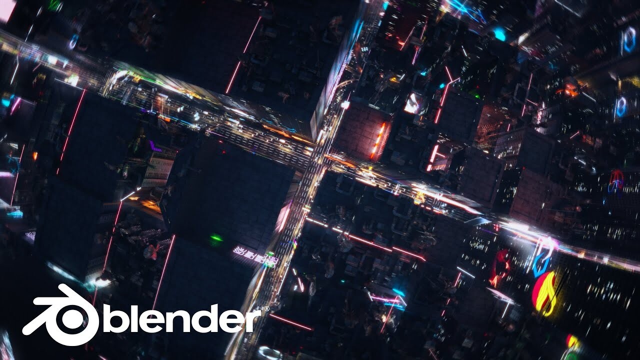 ArtStation - CyberScape Pro | Procedural CyberPunk City in Blender