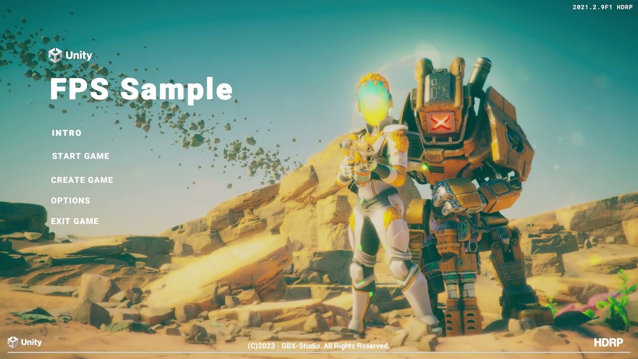 ArtStation - Unity HDRP FPSSample 2023