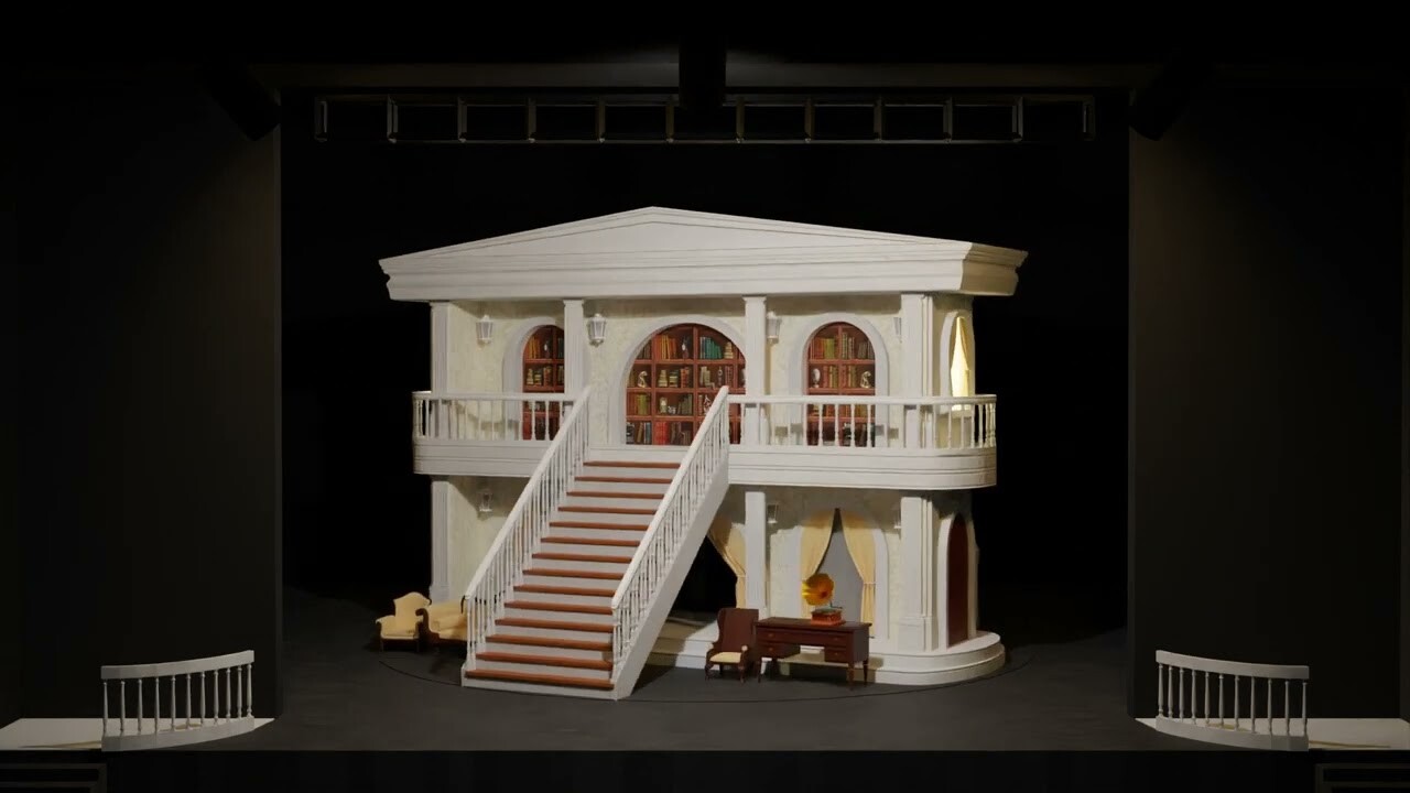 ArtStation - Stage for a theater performance