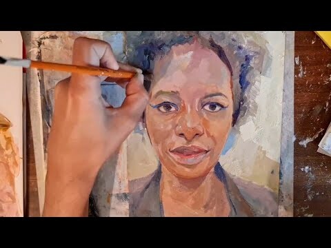 ArtStation - painting a portrait