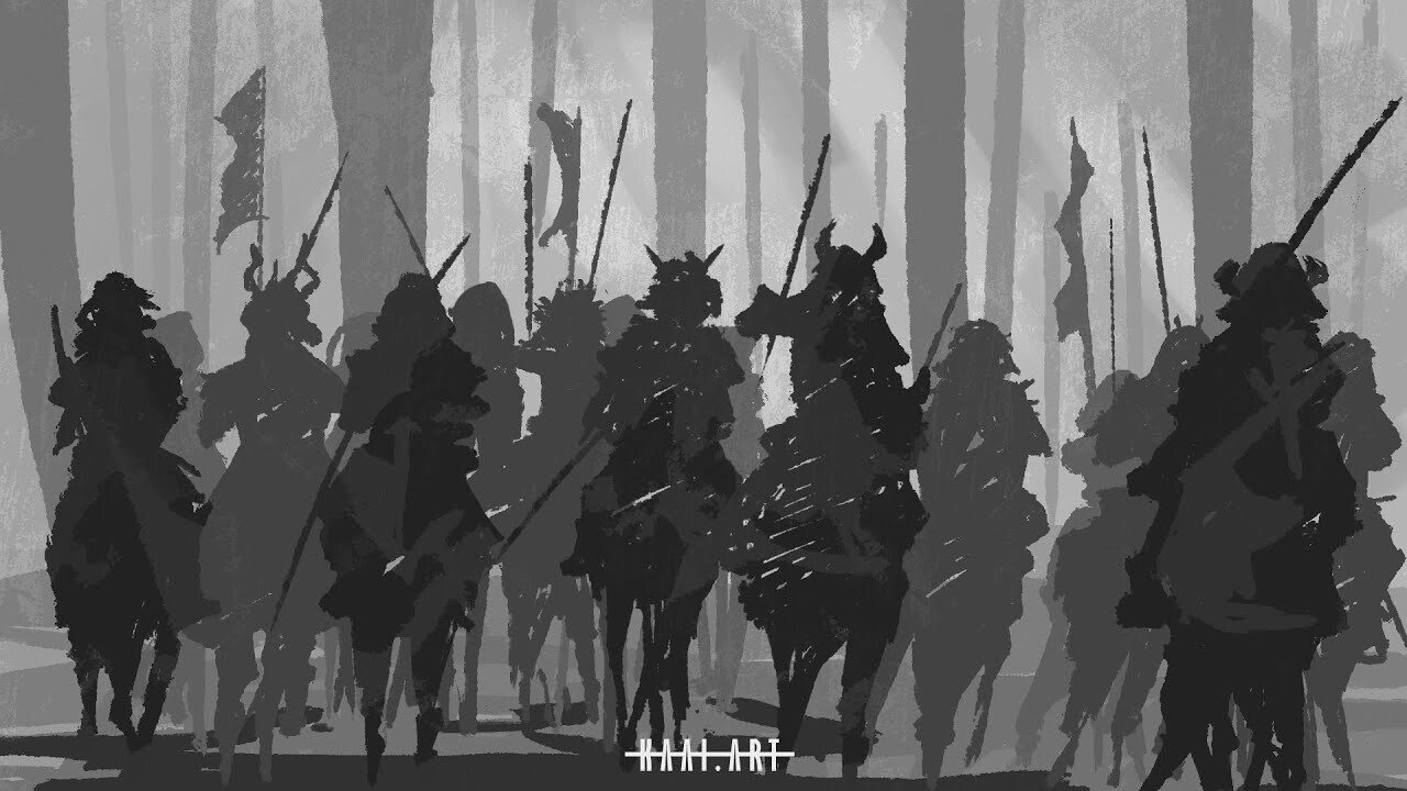 ArtStation - Animated opening for The last Samurai, from Edward Zwick