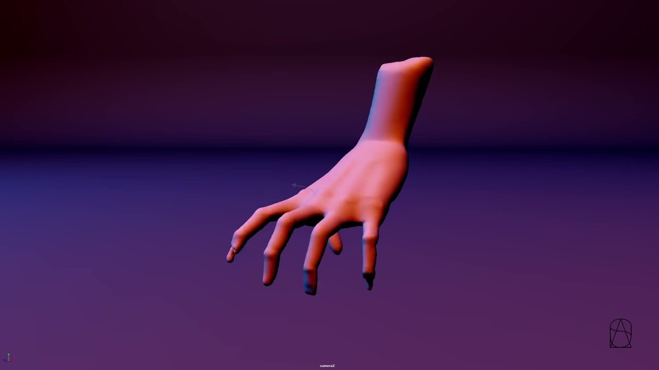 ArtStation - Zombie Hand Rig