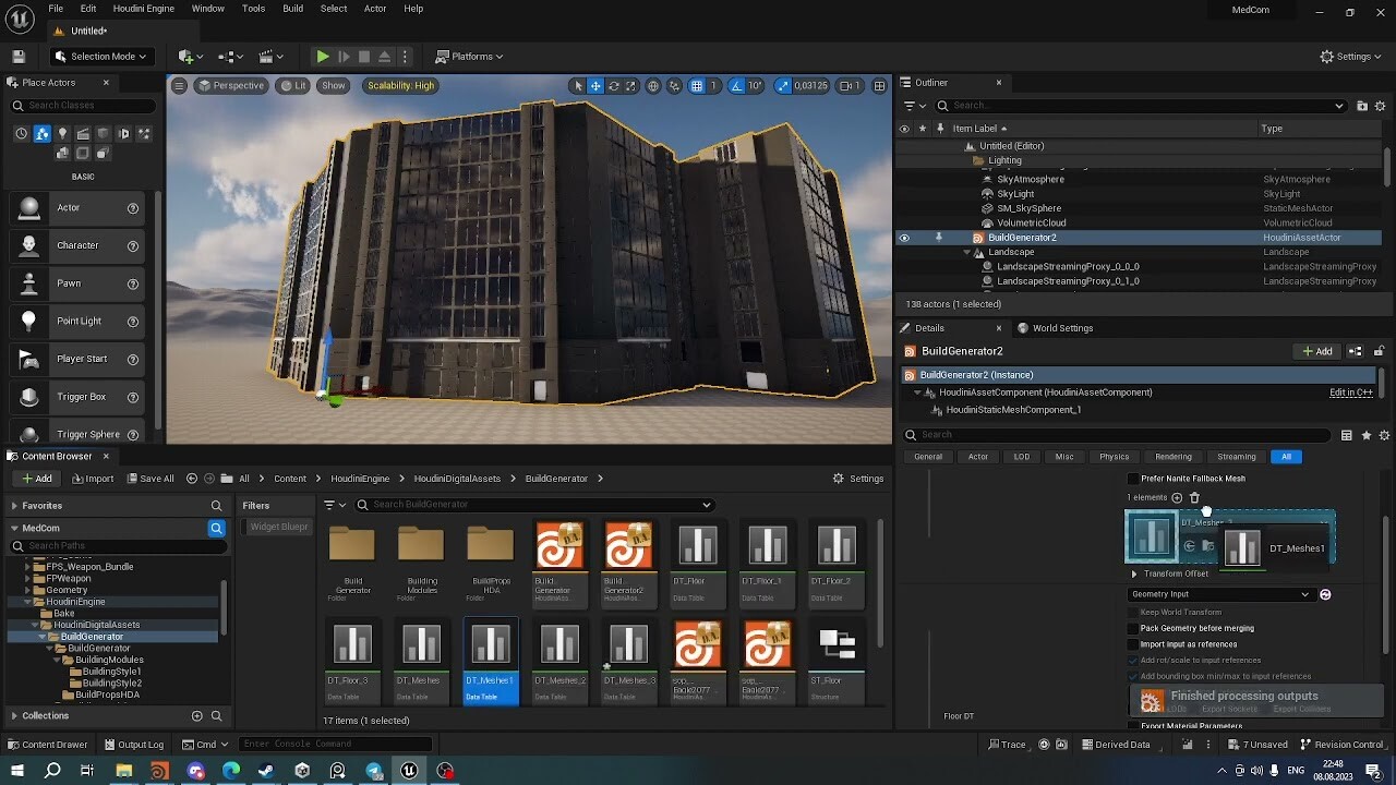 ArtStation - Houdini Buildings