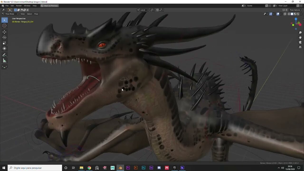 ArtStation - Dragon Rig Testing