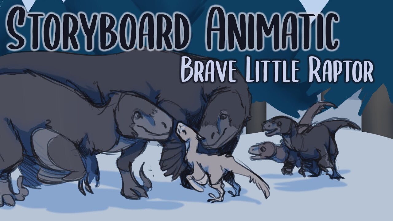 ArtStation - Little Raptor Animatic & Character Lineup
