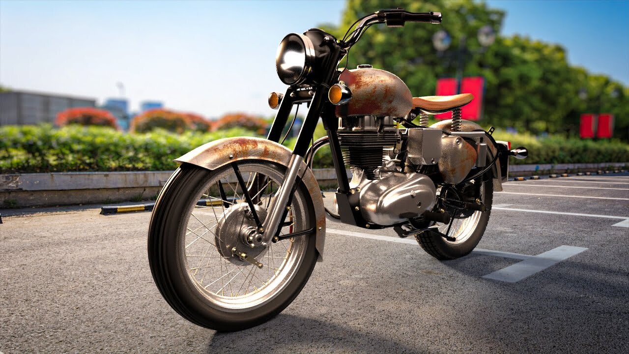 ArtStation - Rusty Bike