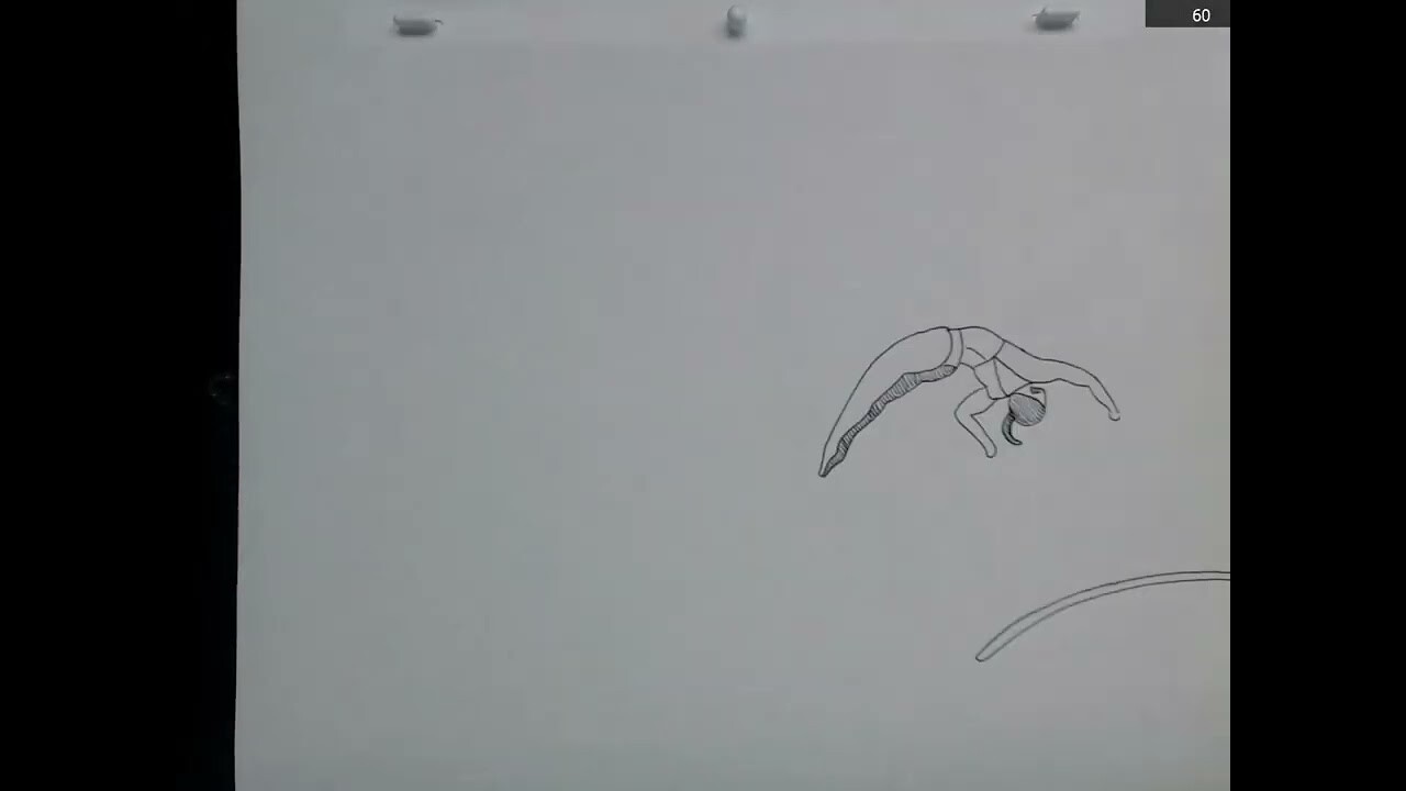 ArtStation - Diving Board - Anticipation Paper Animation