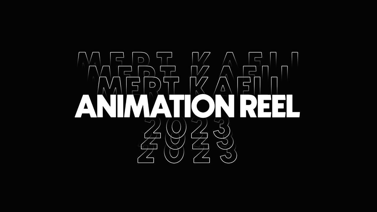 ArtStation - 2023 Animation Reel - Mert Kaflı
