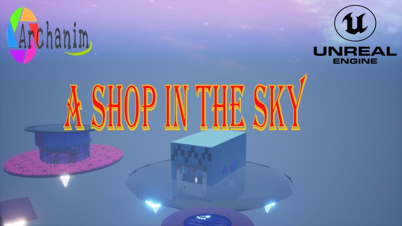 ArtStation - A Shop in the sky. Level design in UE5