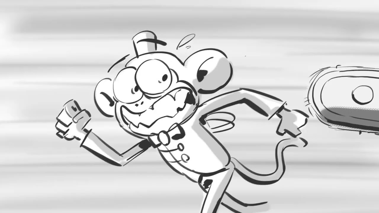 ArtStation - 2D Animation: Samuel Souto's cartoon storyboard 🐒