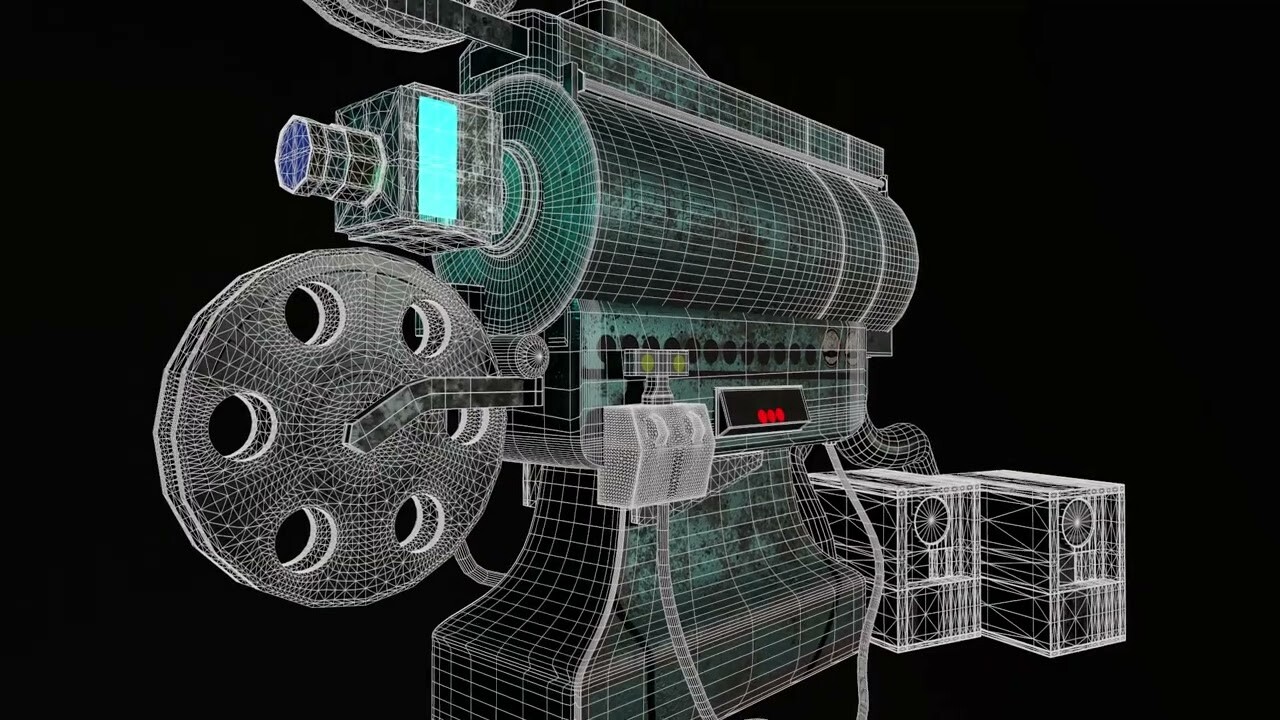 ArtStation - RETRO PROJECTOR