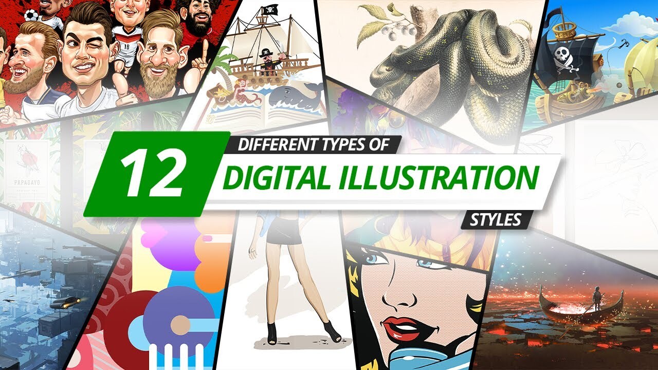 ArtStation - 12 Types of Digital Illustration Styles Used by Illustrators