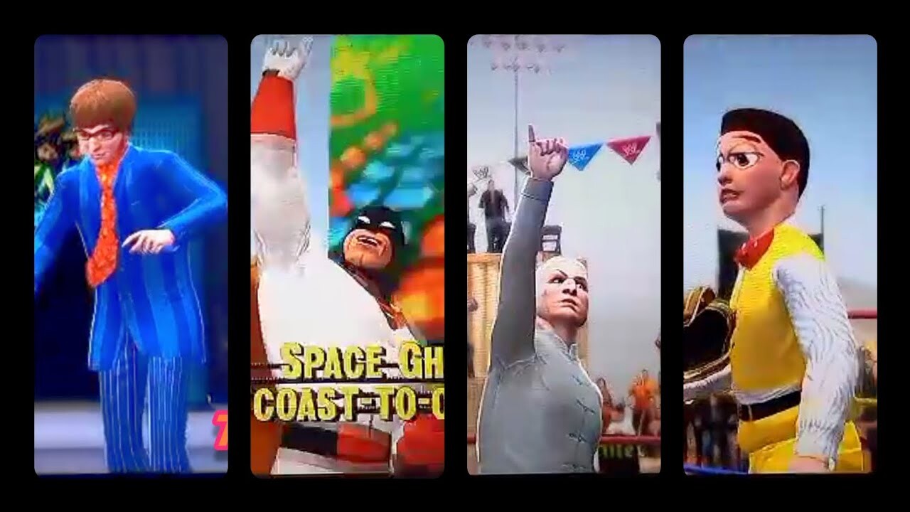 ArtStation - Austin Powers & Space Ghost Vs Dr. Evil & Stingy