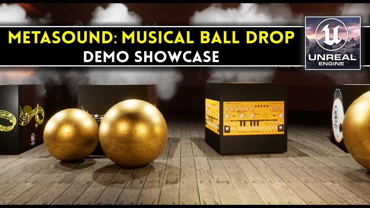 ArtStation - Musical Ball Drop: Metasound Experiment