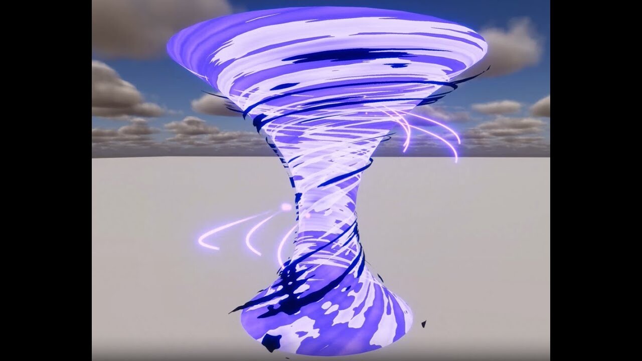 ArtStation - Electric Tornado - Game VFX(UNITY)