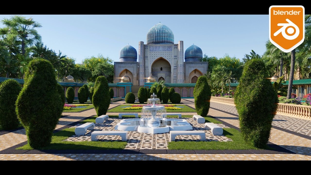 ArtStation - Backyard of The Palace