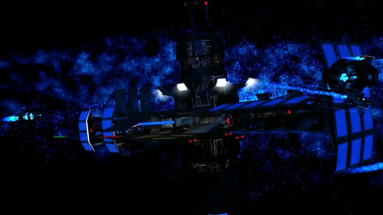 ArtStation - Ships Docking in Space