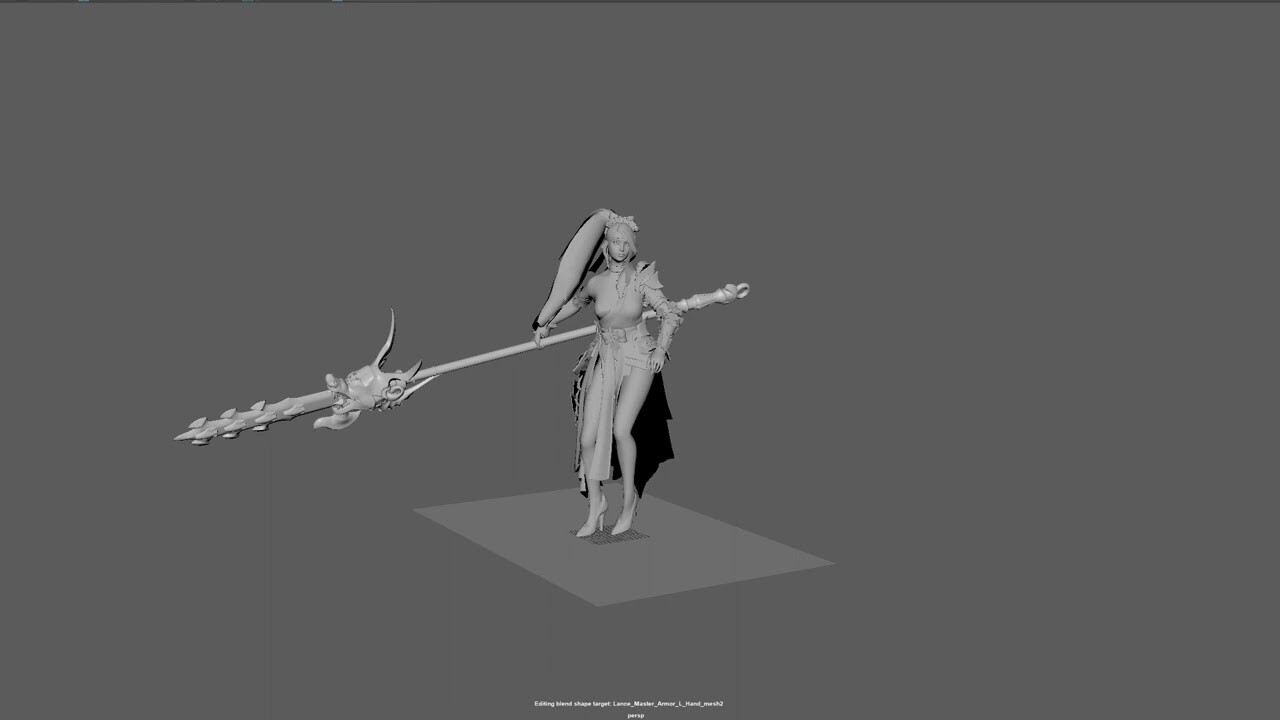 ArtStation - handcrafted animation | Lance Master attack| LostArk