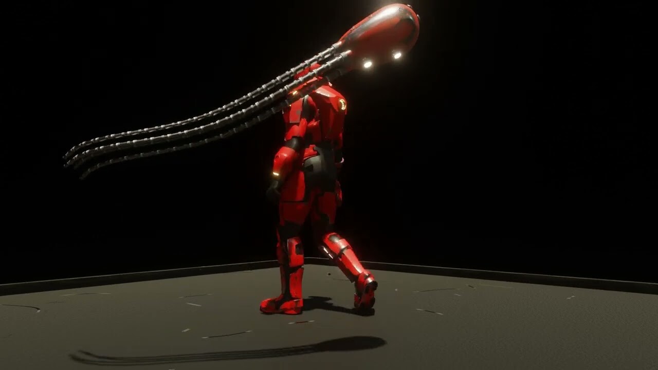 ArtStation - TENTACLE BOT MASCOT