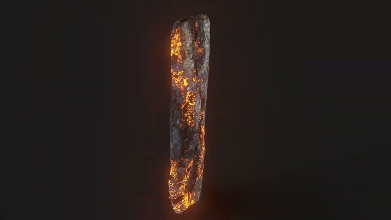 ArtStation - Burned wooden log scans
