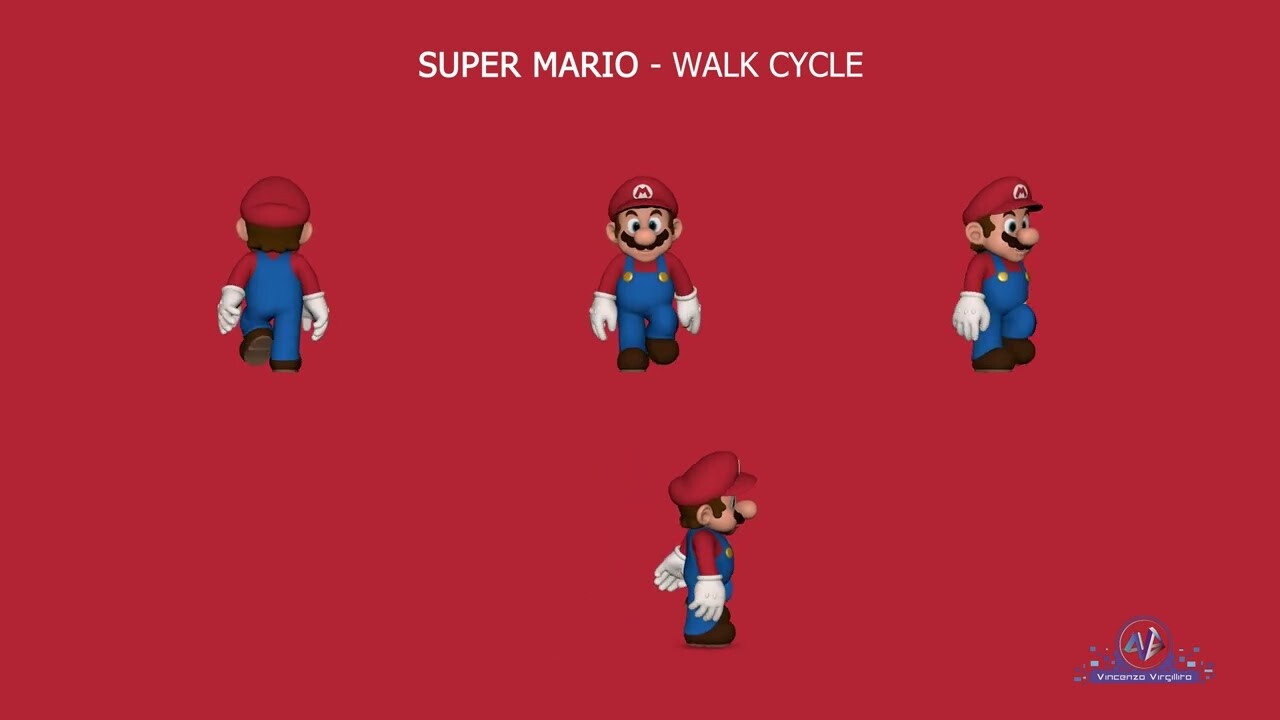 ArtStation - Super Mario - Walk Cycle