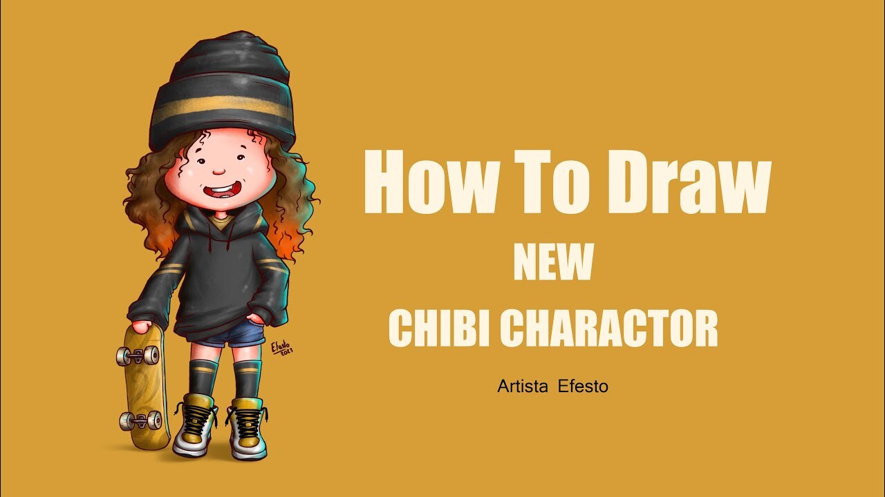 ArtStation - Chibi new character drawing