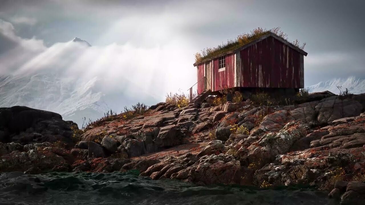 ArtStation - Unreal Work - Lofoten Recreation