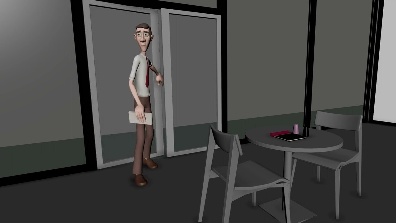 ArtStation - Cafe scene