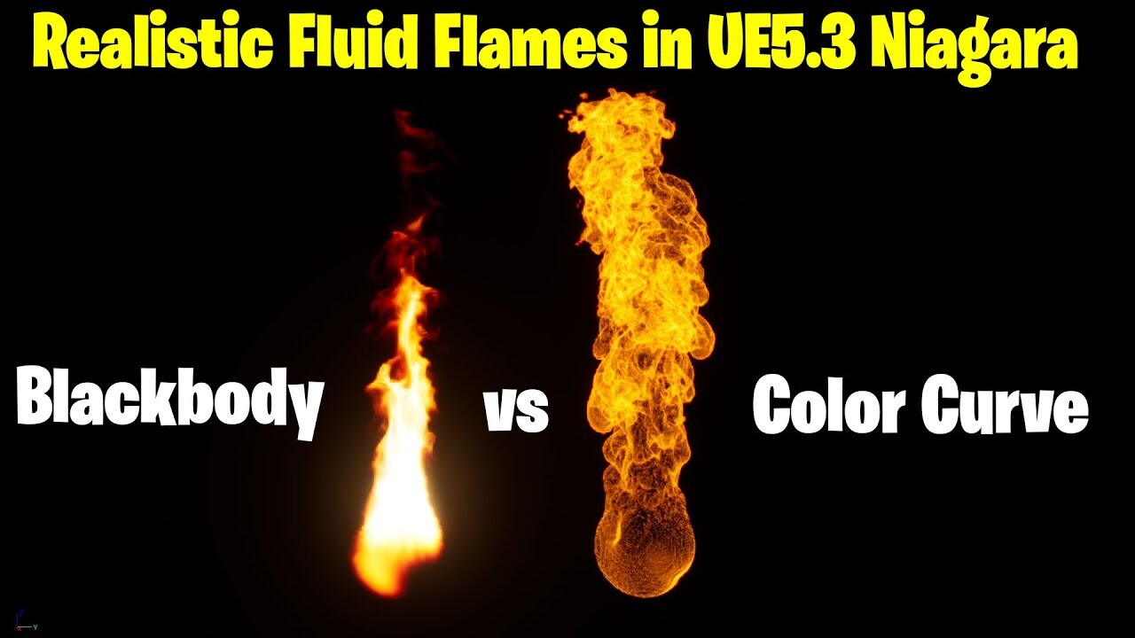 ArtStation - Realistic Fluid Flames in UE5.3 Niagara Tutorial | Download Files