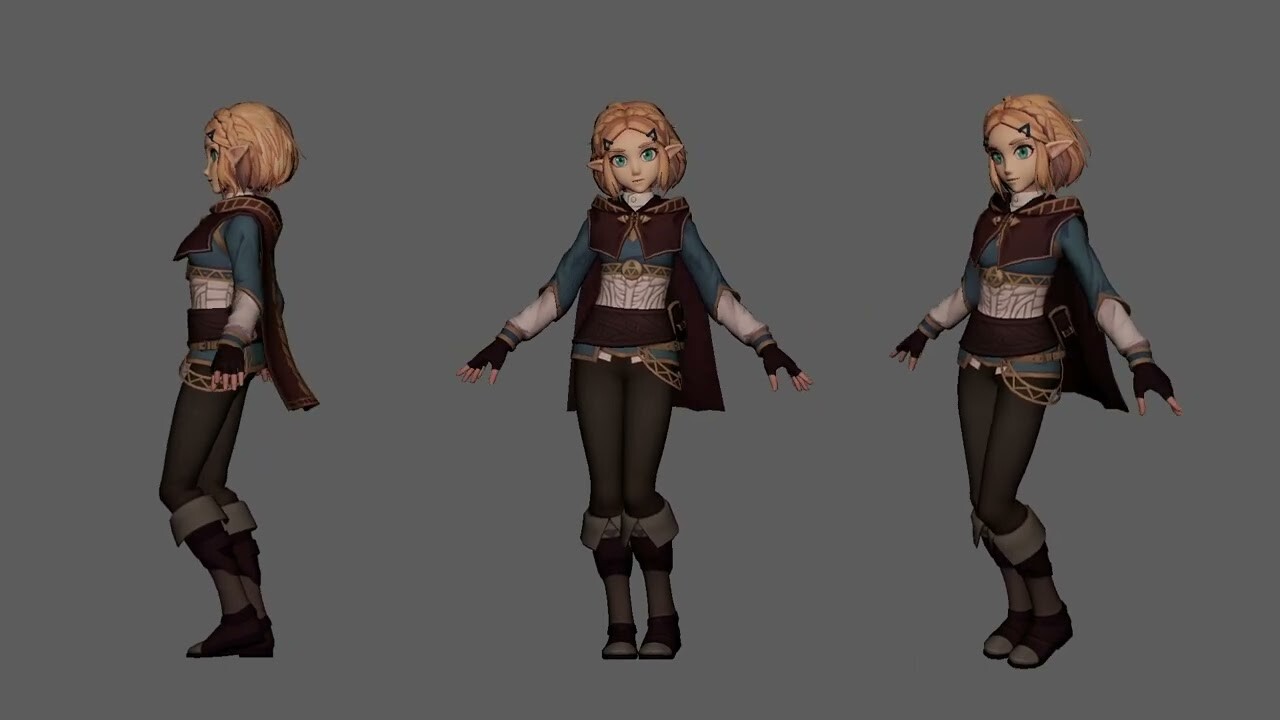 ArtStation - Zelda Idle Cycle