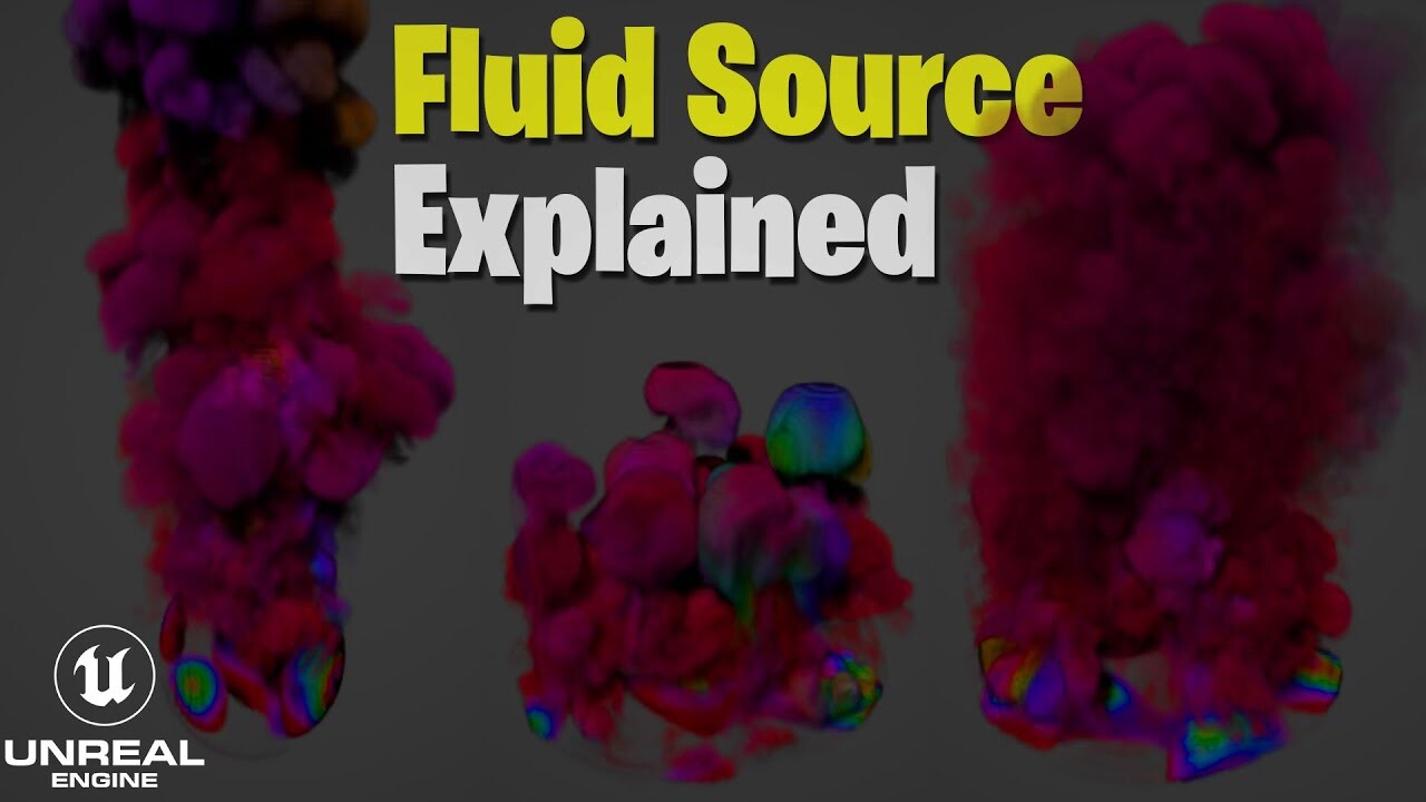 ArtStation - Fluid Source Explained in UE5 Niagara | Download Files