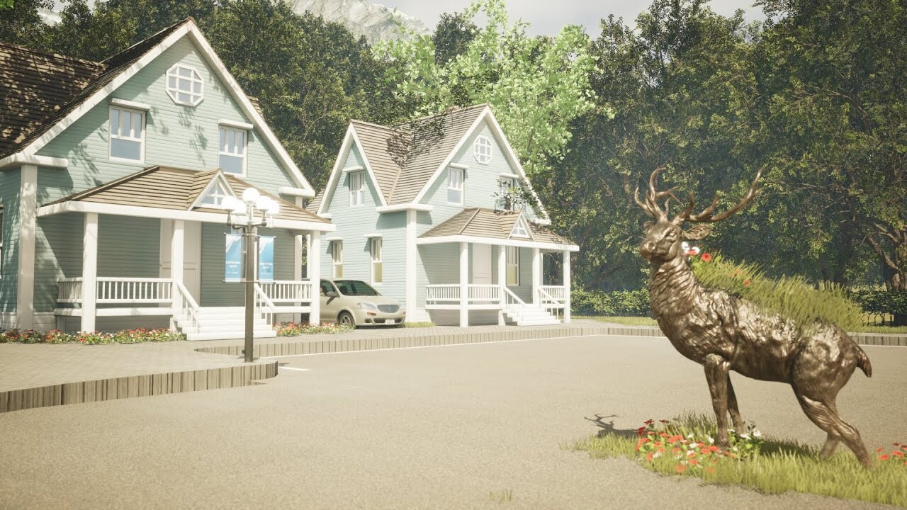 ArtStation - Small 3D Town | 3D Environment