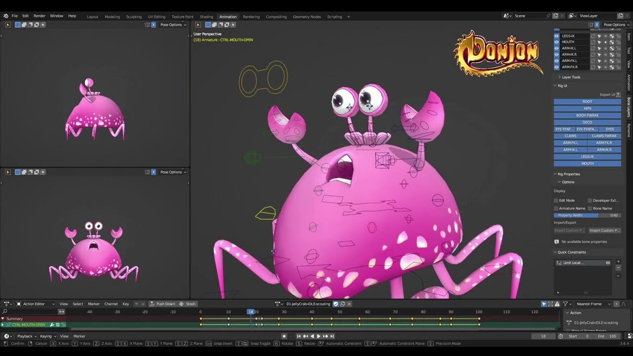ArtStation - Character Rigs | Donjon Fauna