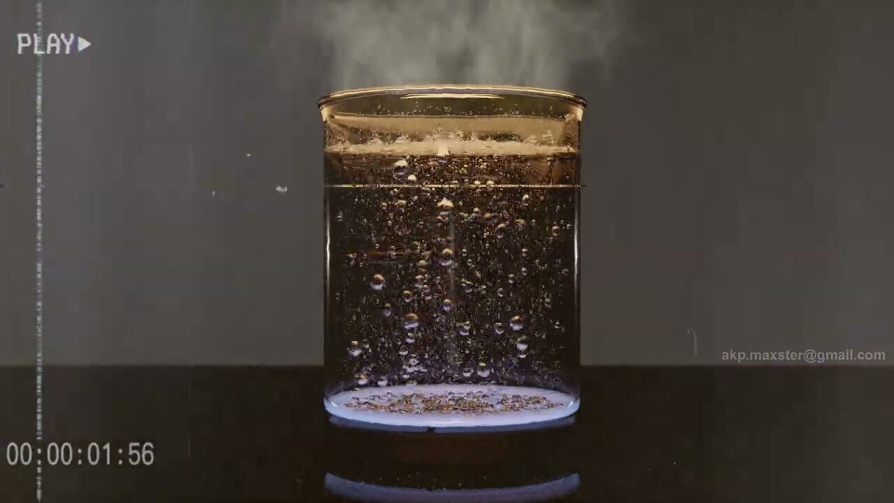 ArtStation - Boiling Water - Phoenix fd, Tyflow