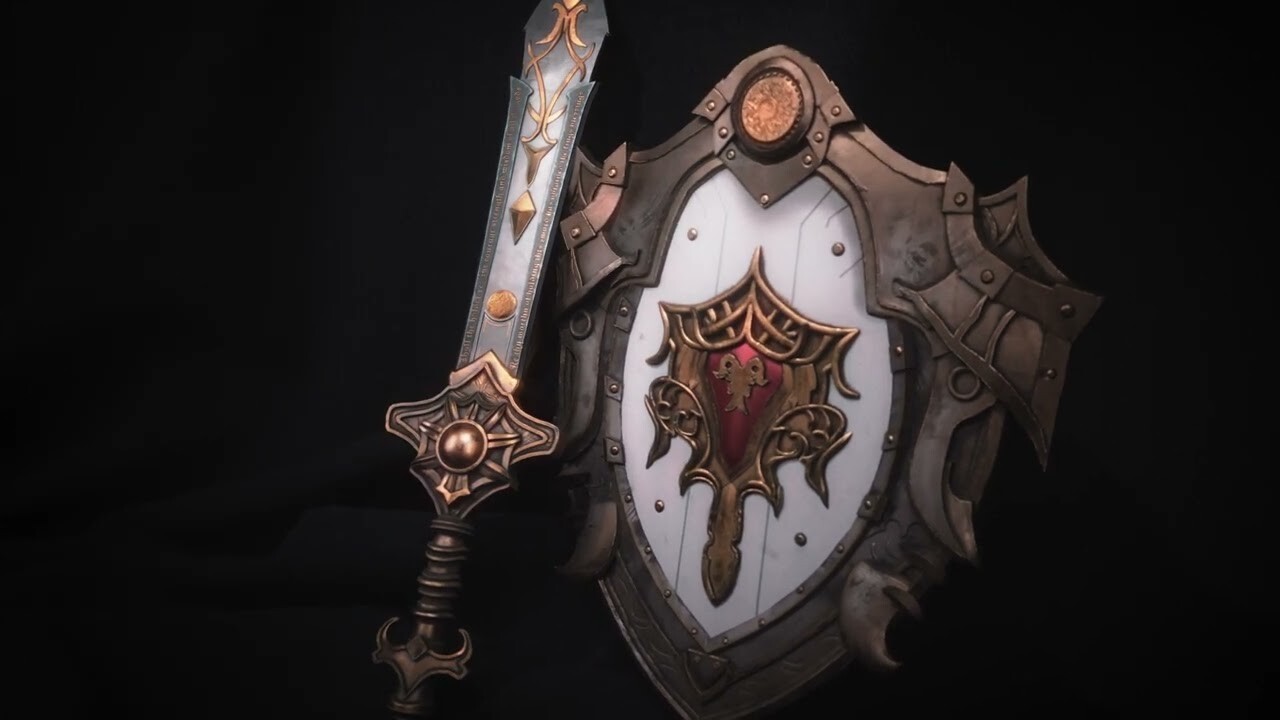 ArtStation - Holy Sword & Shield