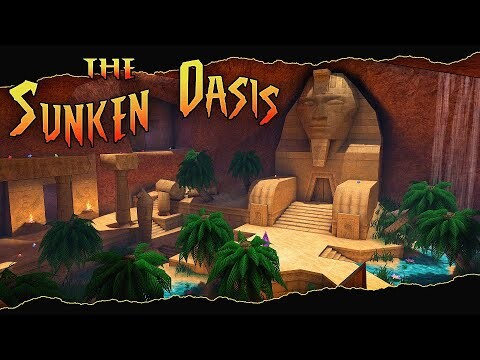 ArtStation - Project: Lore - Sunken Oasis Test Map