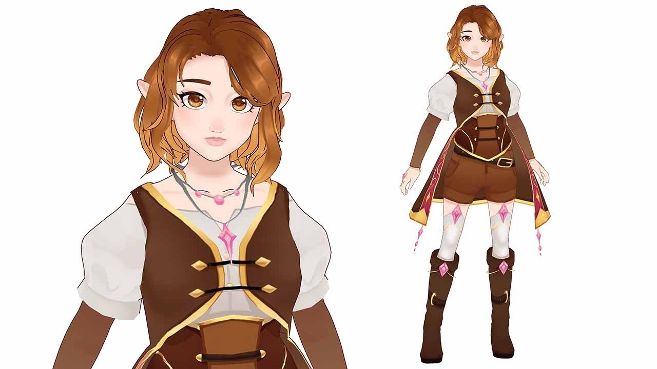 ArtStation - MashAshy VROID Model