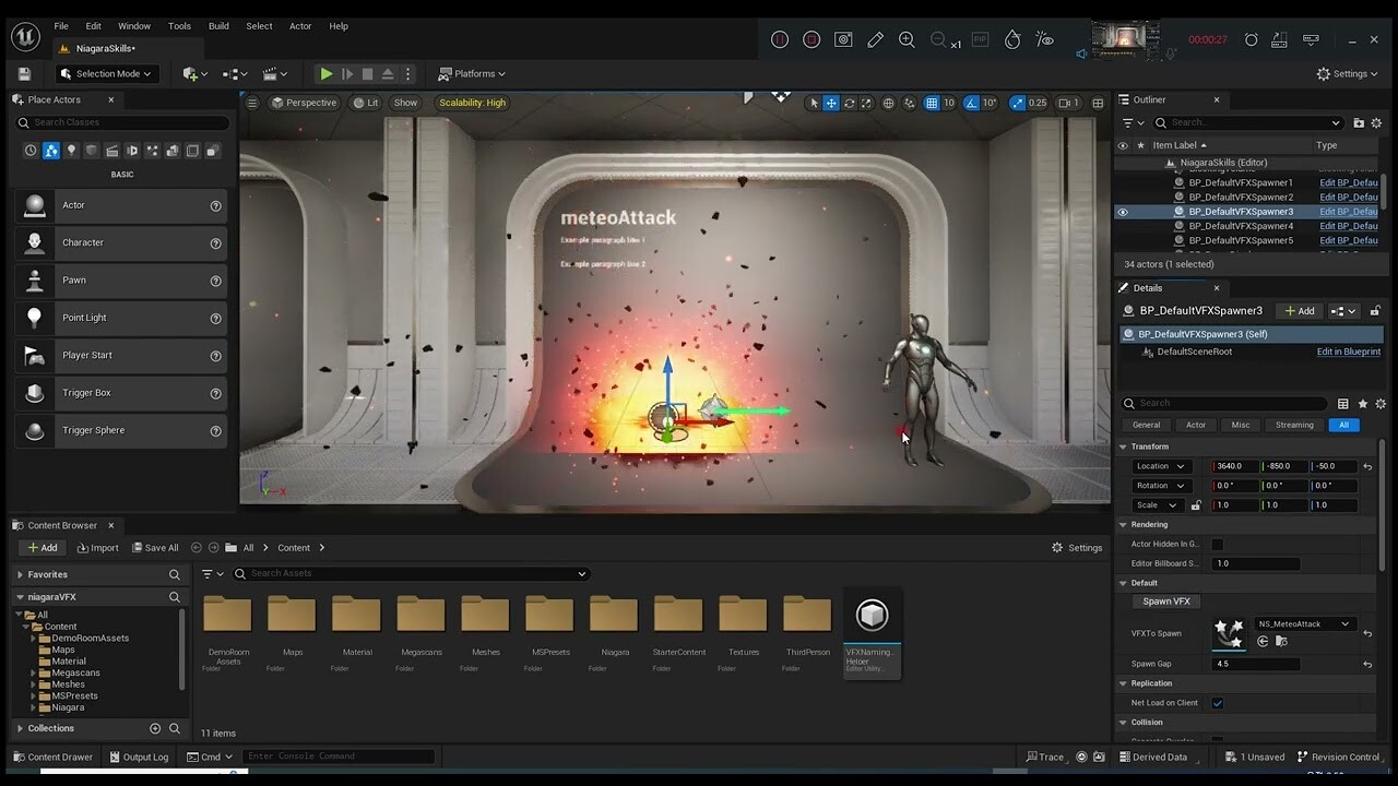 ArtStation - Unreal5 Niagara study