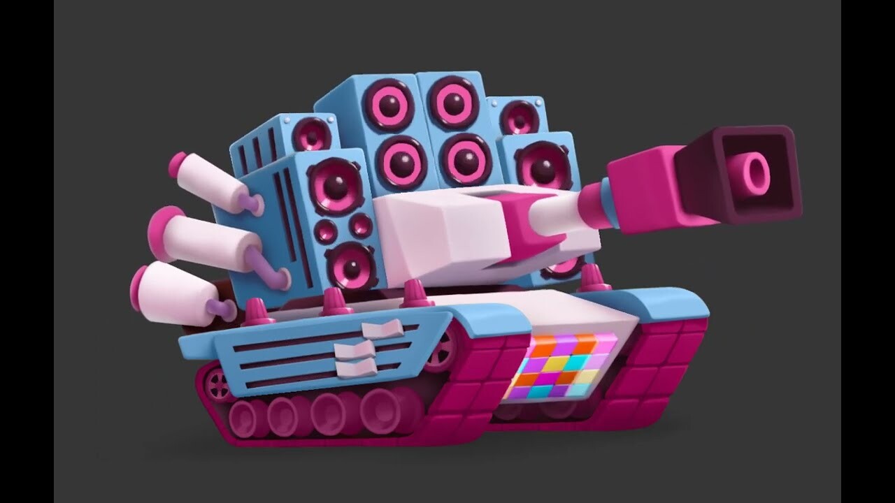 ArtStation - Spine_2d_animation_tanks