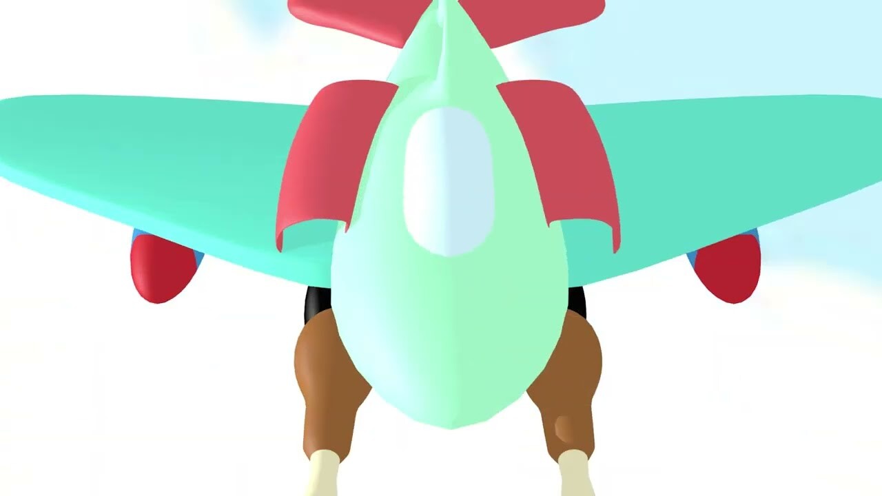 ArtStation - Animation Airplane - Low Poly