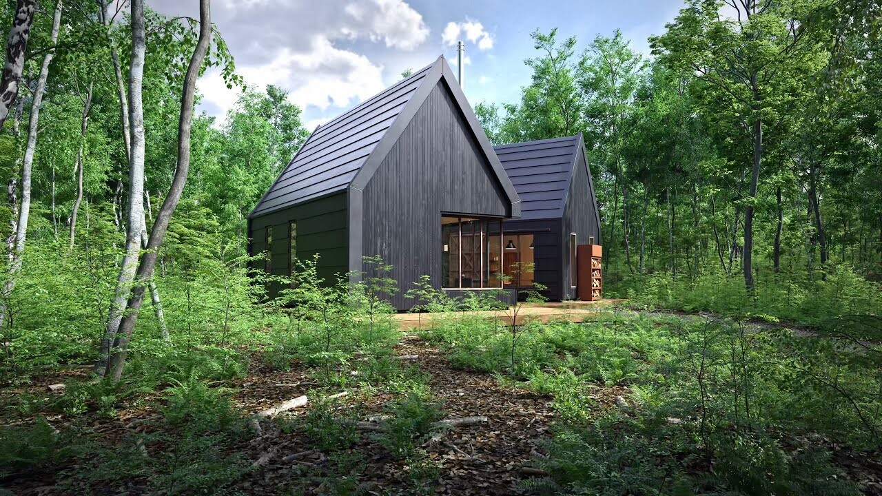 ArtStation - CABIN IN THE WOODS