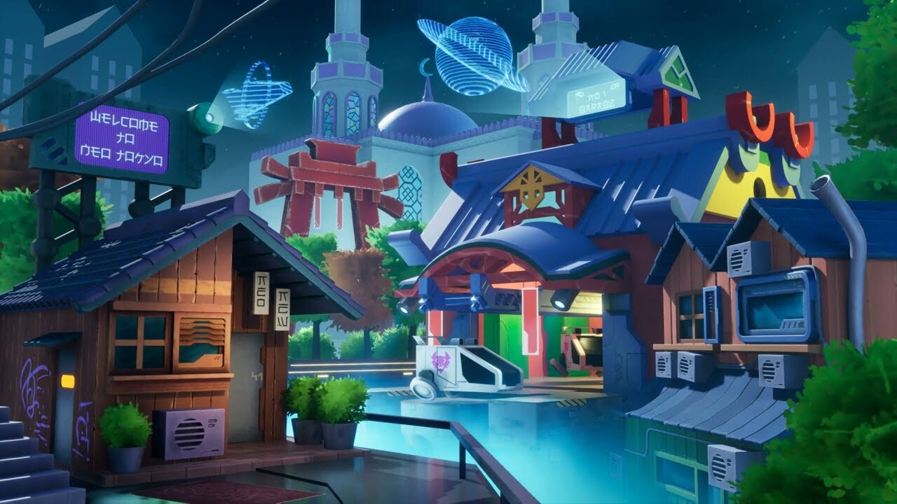 ArtStation - Unreal Engine Environment - Neo Tokyo