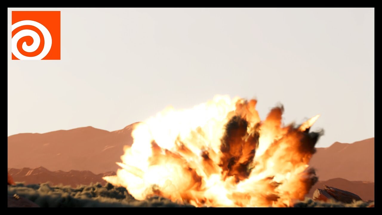 ArtStation - Houdini 19.5 Pyro Explosion