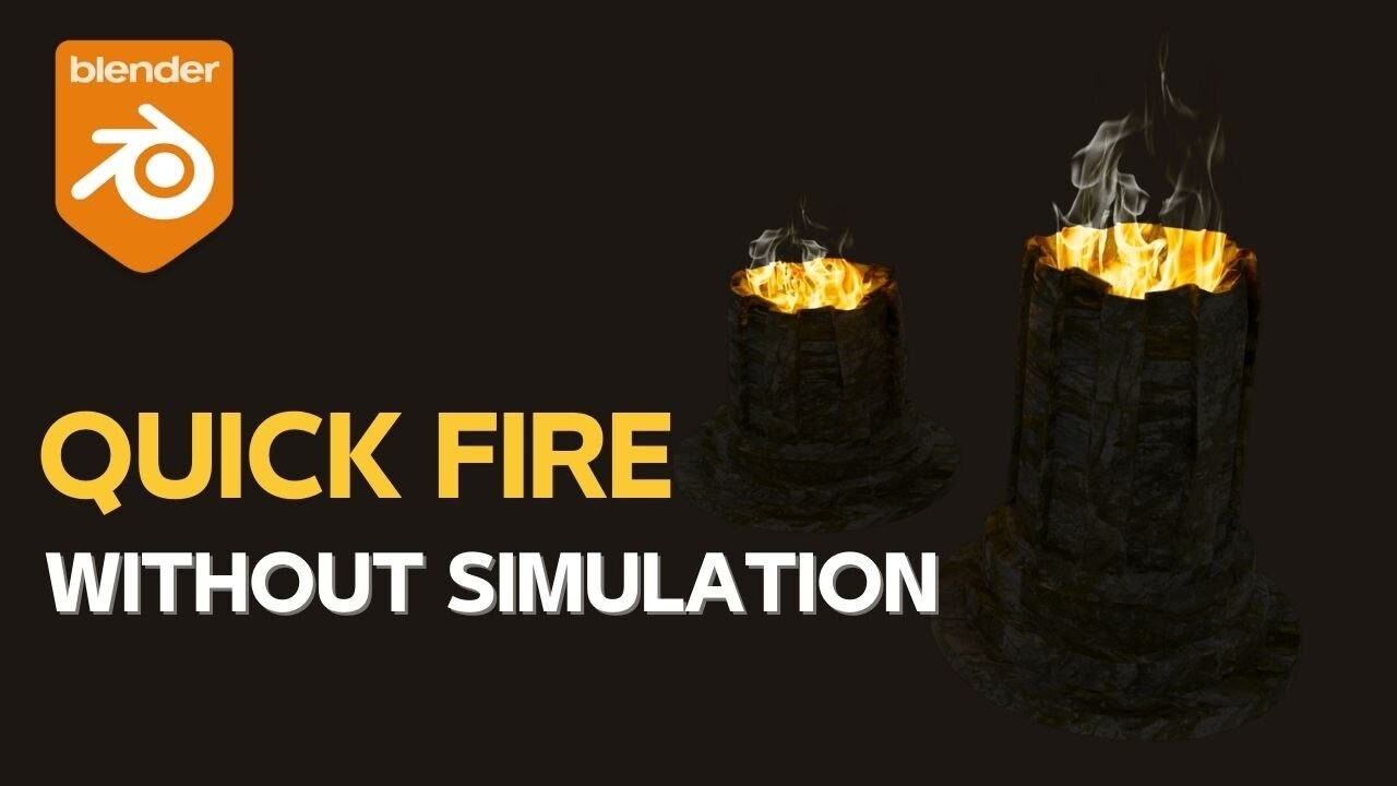 ArtStation - Realistic FIRE in Blender (Quick & Easy) - Image as Plane