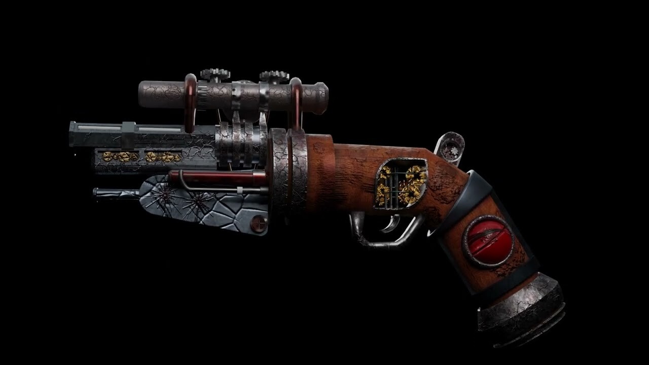 ArtStation - 3D gaming props shot gun