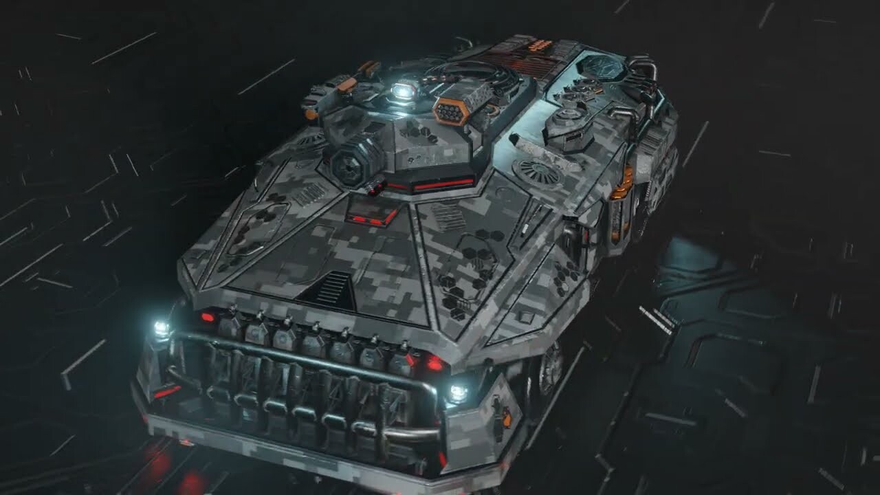 ArtStation - Sci-Fi Armored Car R1-№ 2/42