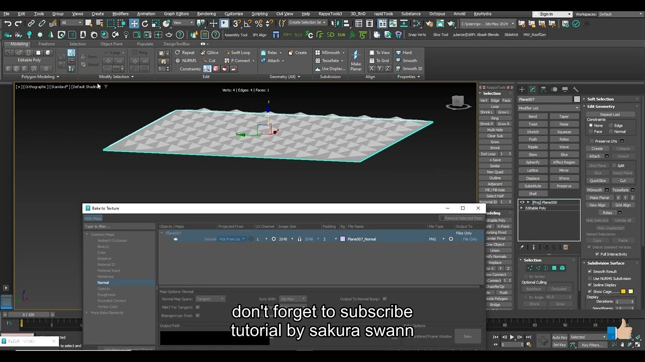 ArtStation - Learn #how to bake texture like a pro in 3ds max