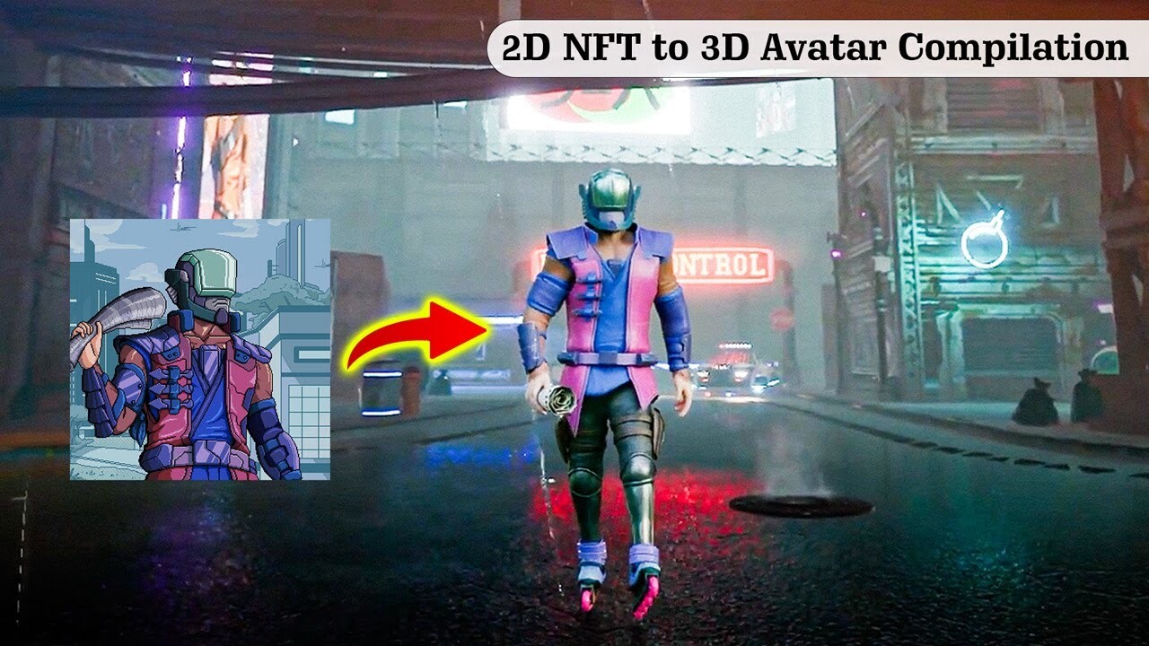 ArtStation - 2D NFT to 3D Avatar Compilation - STYLE Protocol