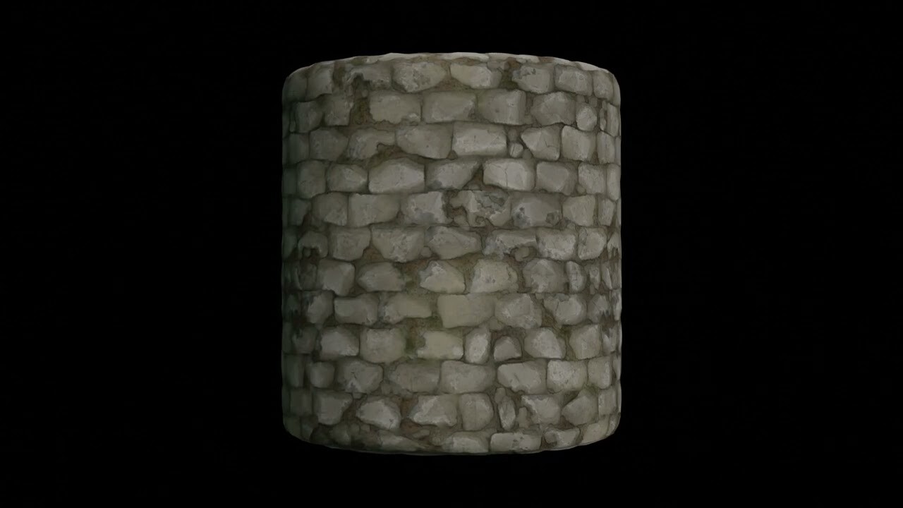 ArtStation - Medieval brick wall
